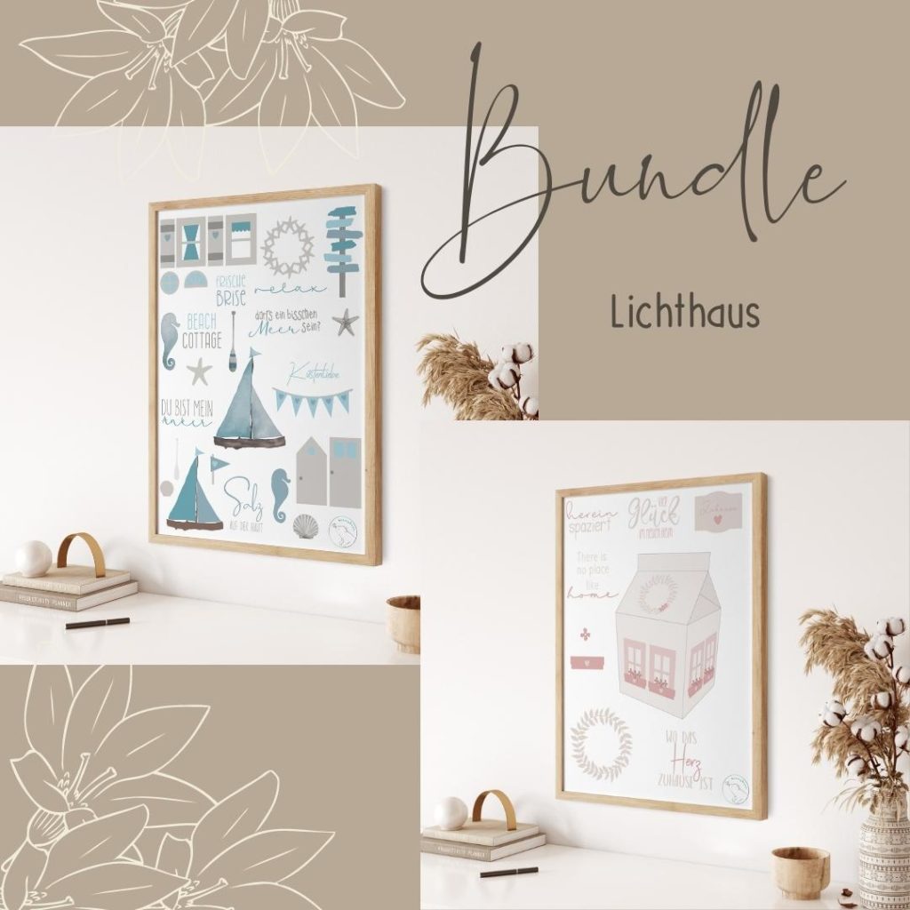 Plotterdatei BUNDLE LICHTHAUS - beemybear