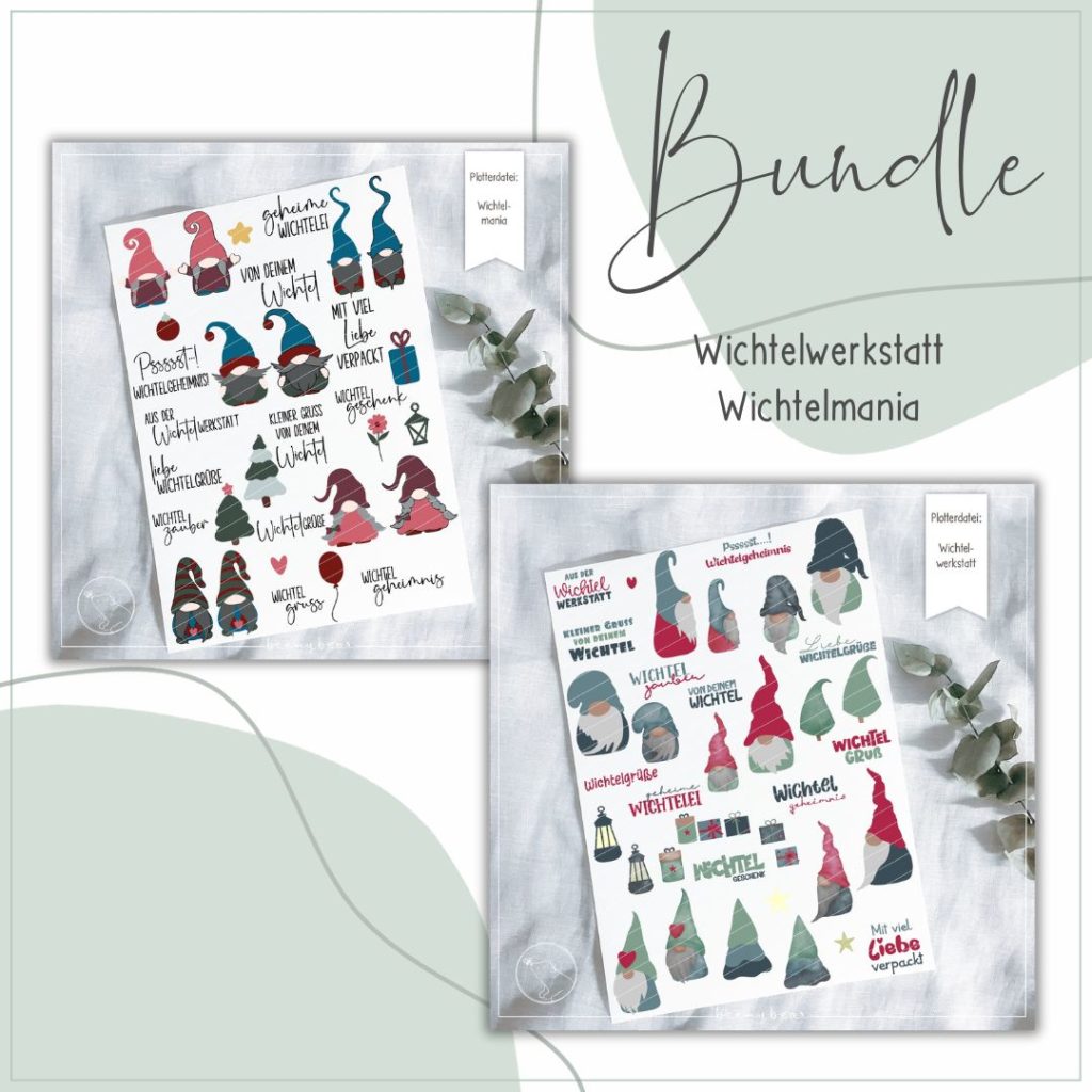 BUNDLE Plotterdatei WICHTEL - beemybear