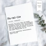 Plotterdatei DEFINITION FAMILIE - beemybear