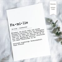 Plotterdatei DEFINITION FAMILIE - beemybear