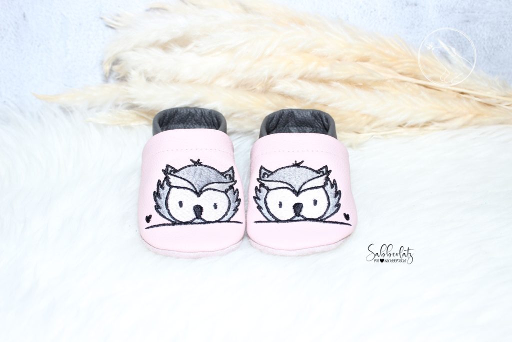 Stickdatei für Puschen - CUTIES - beemybear