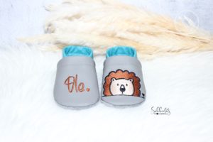 Stickdatei für Puschen - CUTIES - beemybear