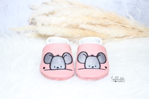 Stickdatei für Puschen - CUTIES - beemybear