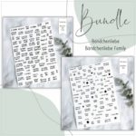 BUNDLE Plotterdatei BÄNDCHENLIEBE - BÄNDCHENLIEBE FAMILY - beemybear