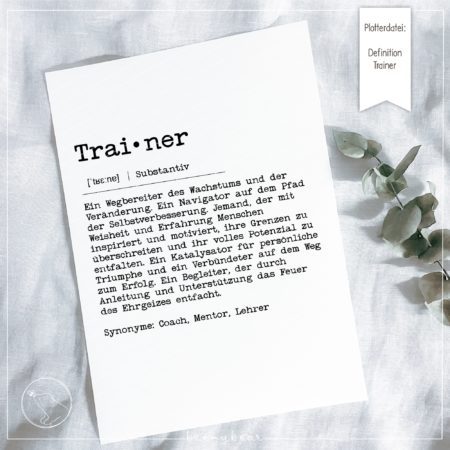 Plotterdatei DEFINITION TRAINER - beemybear