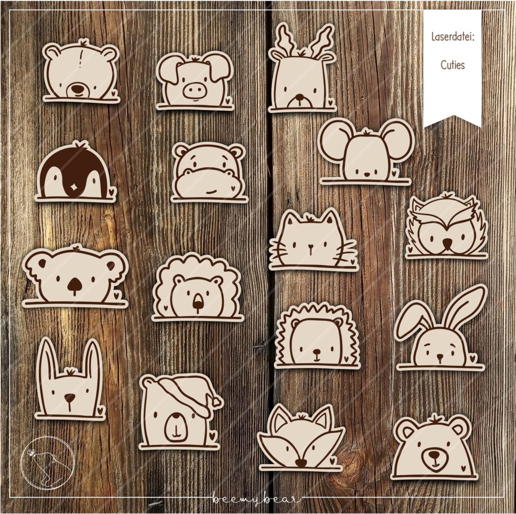 Laserdatei CUTIES - beemybear