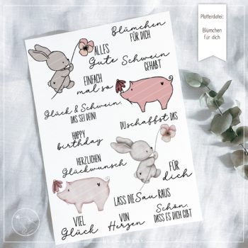 Plotterdatei HAPPY EASTER - beemybear