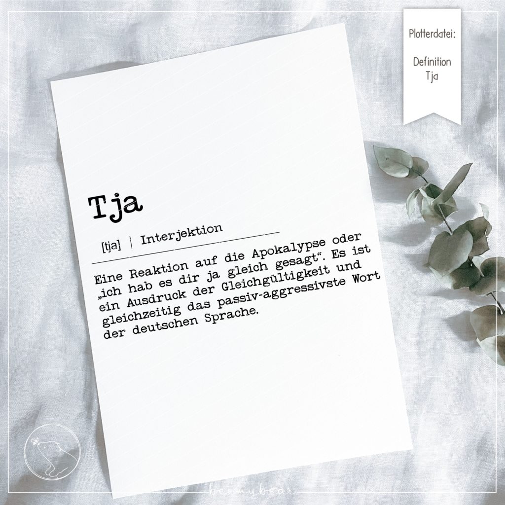 BUNDLE Plotterdatei MOMLIFE - DADLIFE - beemybear