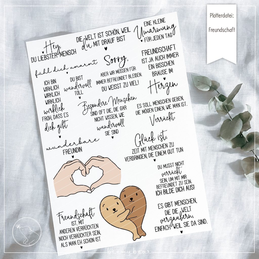 BUNDLE Plotterdatei MOMLIFE - DADLIFE - beemybear